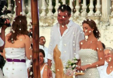 Tatiana de los Rios y Karim Gorayeb contrajeron matrimonio. | Minuto30